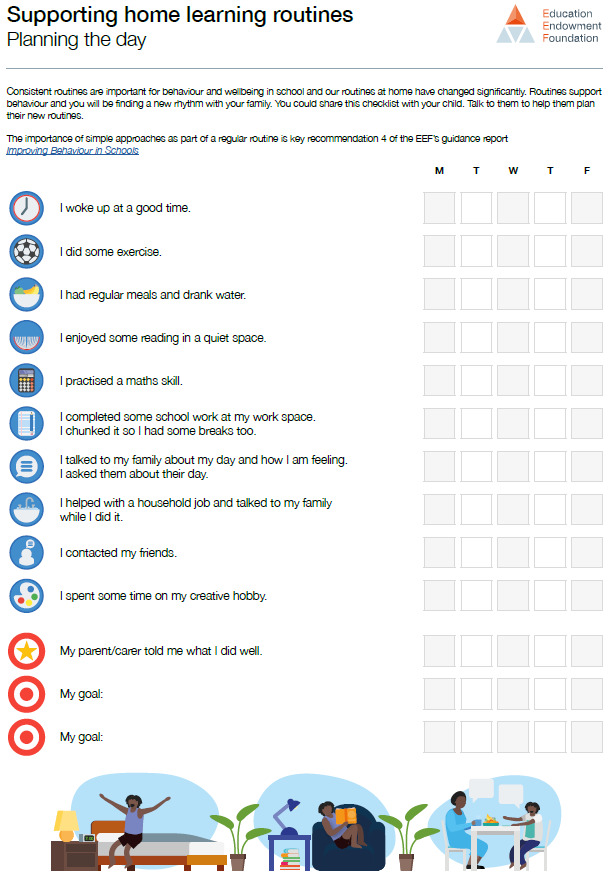 Supporting Home Learning Routines | Elvington Church of England Primary ...